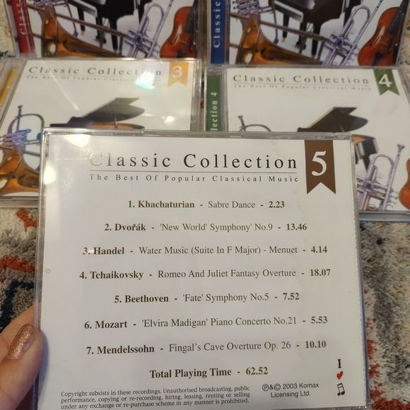 Classical collection box of five CDs set complete 5 hours Music | eBay