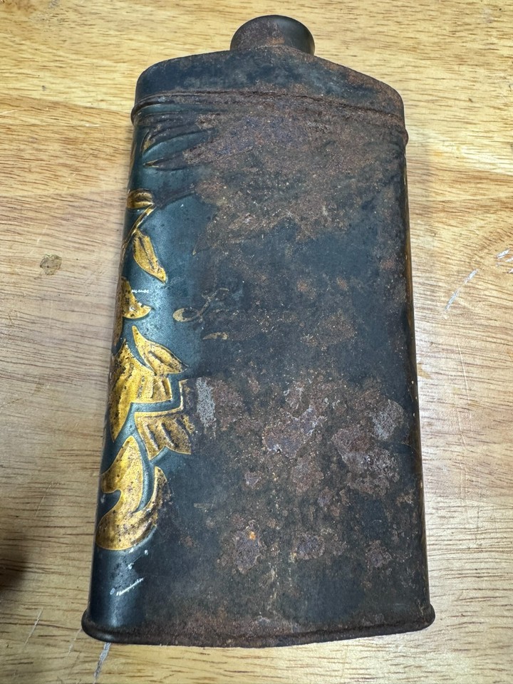 VINTAGE LADY GREY TALCUM POWDER COSMETIC TIN 1920'S Full Can | eBay