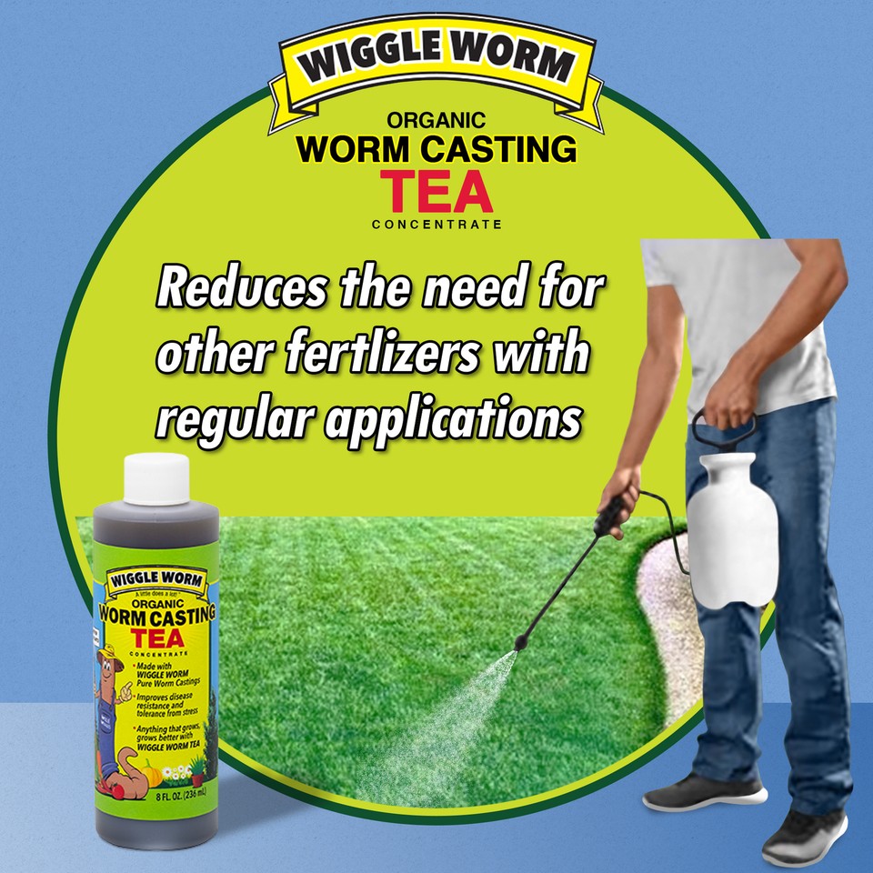 WIGGLE WORM Organic Pure Worm Castings Tea Fertilizer Liquid Concentrate, 8 Oz | eBay