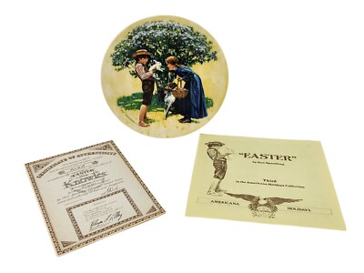 "Easter" Americana Holidays Collection Porcelain Collector Plate by ...