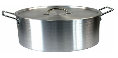 11" Shallow Aluminium Cooking Saucepan Stock Stew Soup Casserole ...