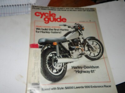 November 1979 Cycle Guide Magazine | eBay