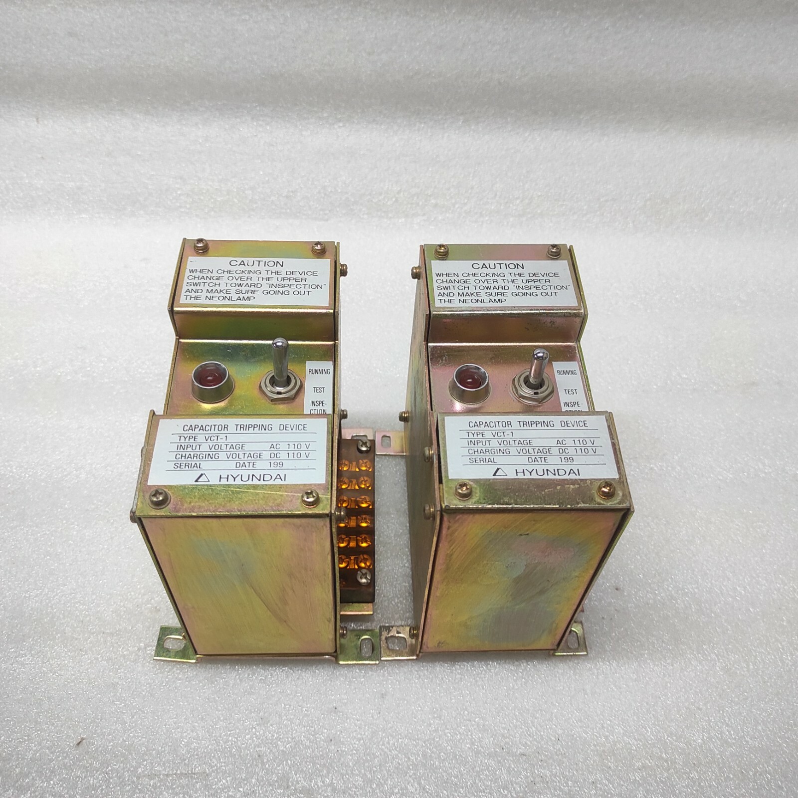 HYUNDAI VCT-1 CAPACITOR TRIPPING DEVICE 110V | eBay