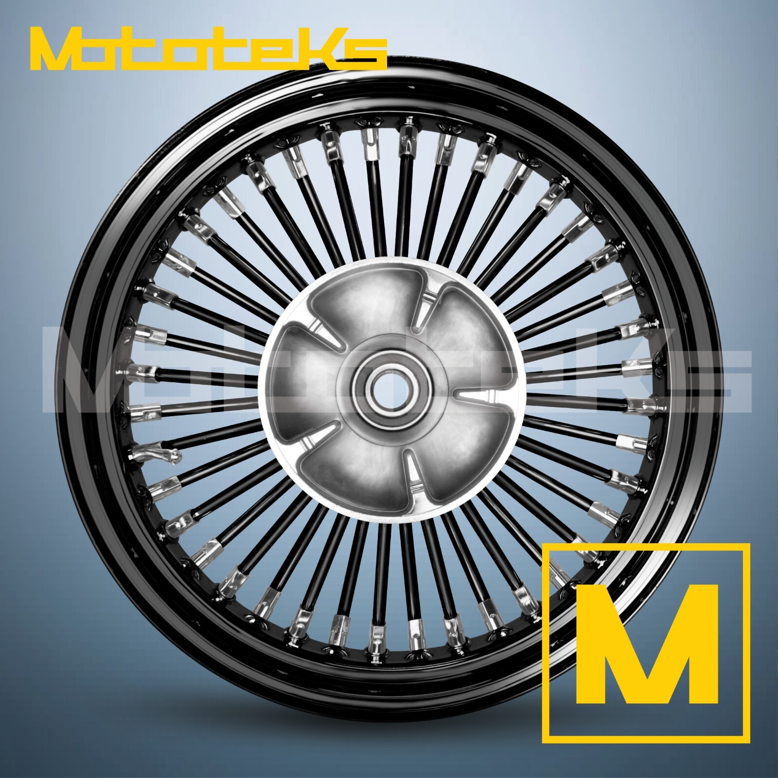 16" 16X5.5 FAT SPOKE WHEEL 40 STAINLESS SPOKES FOR HARLEY TOURING CUSH ...