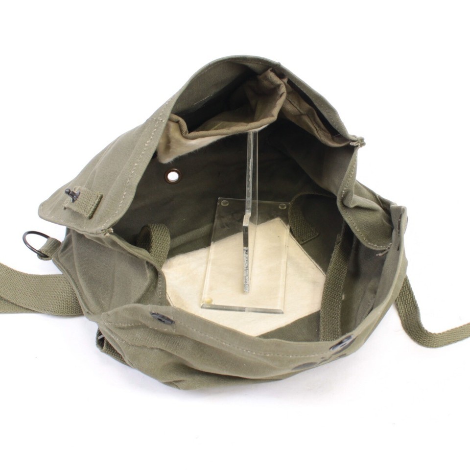 Replica M6 gas mask bag for the WW2 US Army Lightweight Service M4 gas ...