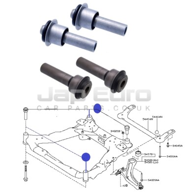 For Nissan X-trail T31 07-13 Front Subframe Crossmember Body Bush Front ...