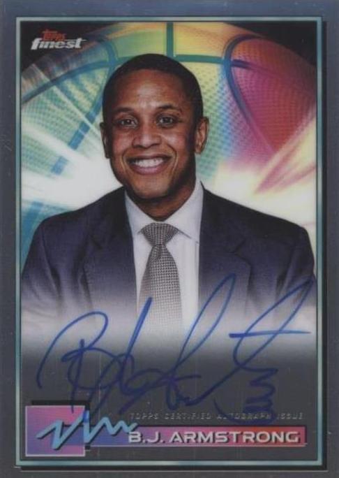2021 Topps Finest - Finest Autographs B.J. Armstrong #FA-BA (AU) for ...