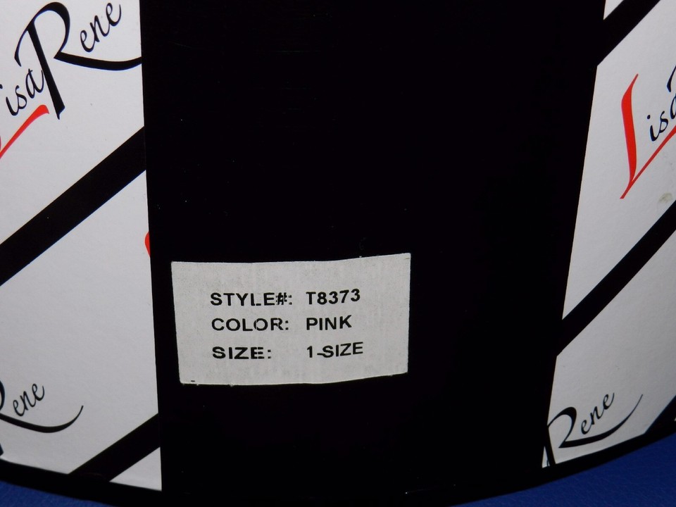 LISA RENE HAT WITH HAT BOX - CHURCH DRESS FANCY EMBROIDERED - PINK ...