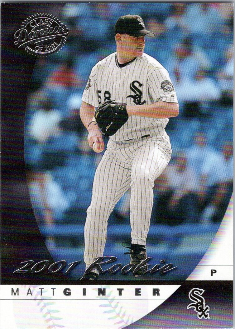 2001 Donruss Class of 2001 #138 Matt Ginter 0719/1875 Chicago White Sox ...
