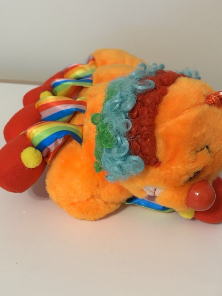 1984 Commonwealth Lots a Lots a leggggggs Orange Clown 11” Plush ...