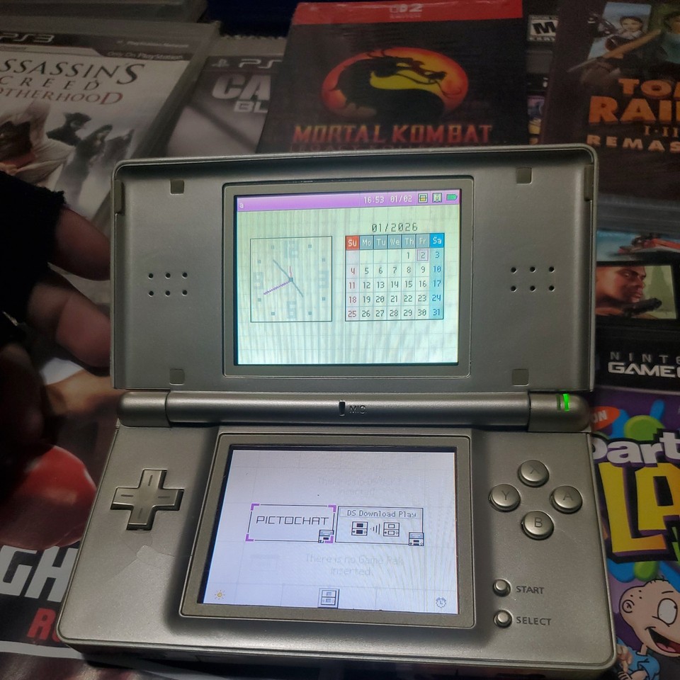 Nintendo DS Lite Legend of Zelda: Phantom Hourglass Gold No Charger No ...