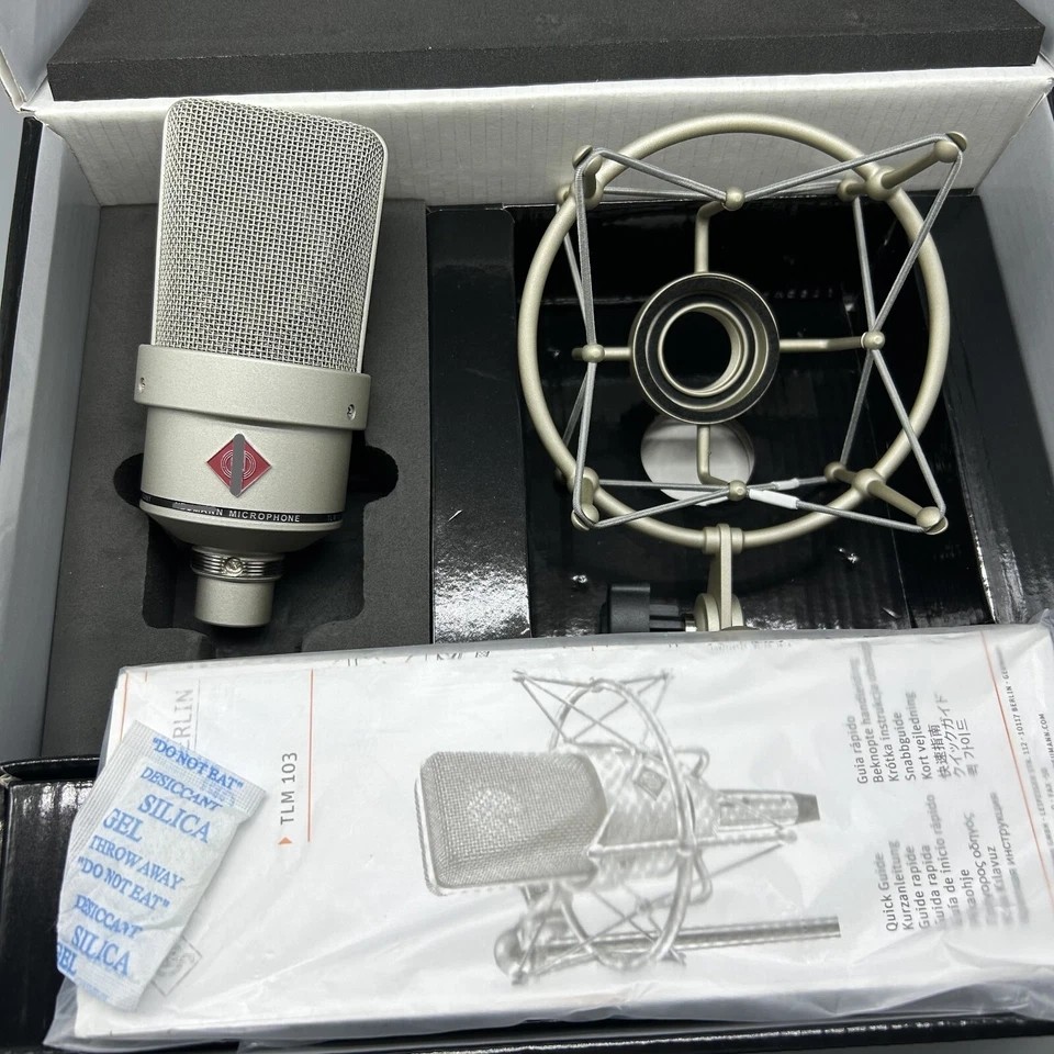 NEW TLM 103 Large-Diaphragm Condenser Microphone w/Box & Shock Mount | eBay