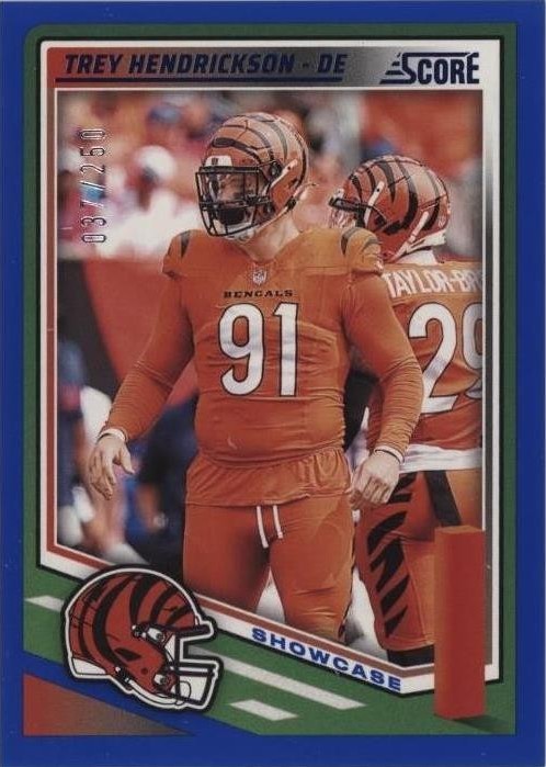 2025 Score - Trey Hendrickson #290 Showcase /250 for sale online | eBay