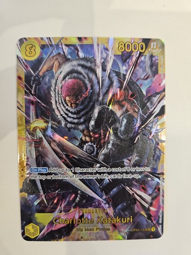 One Piece TCG Charlotte Katakuri SEC OP03-123 PRB-01 English MINTY | eBay