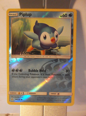 110PK054r - Piplup- 54/236 - Cosmic Eclipse - Common Reverse | eBay