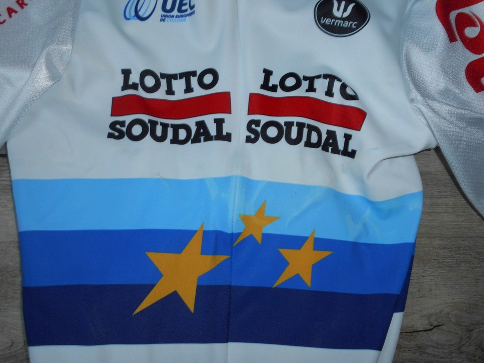 Vermarc Team Lotto Soudal Europa Champ TT Skinsuit / Speedsuit Bodysuit ...
