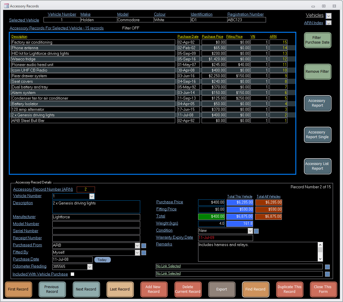 Car Mechanic Software - Vehicle Service and Maintenance for Windows ...