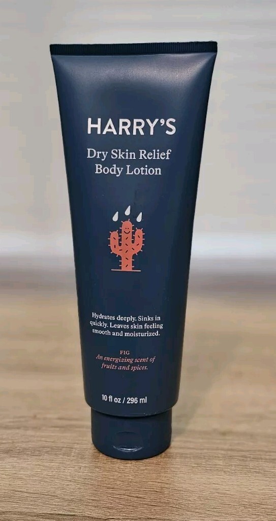 Harry's Dry Skin Relief Body Lotion Fig 10 Oz Hydrating Moisturizer Men ...