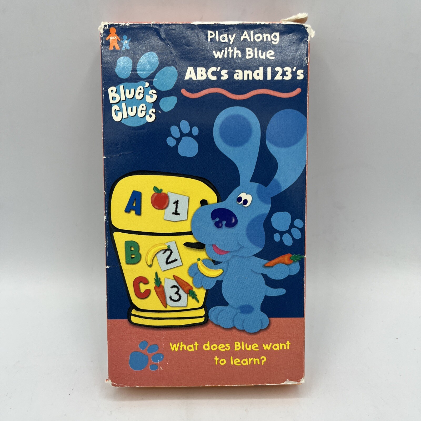 Vintage BLUE'S CLUES ABC's and 123's VHS | Grelly USA