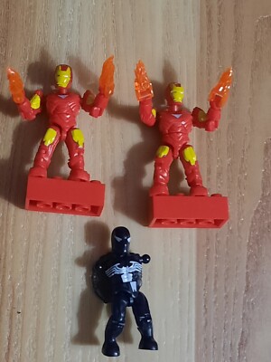 2010 Mega Bloks Marvel Venom & Iron Man Micro Mini Action Figures - Lot ...