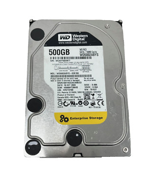 Western Digital 500GB SATA Hard Drive 3.5" 7200RPM 500GB PC Harddrive ...