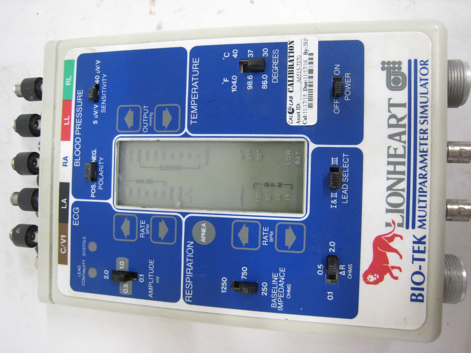 BIO-TEK LIONHEART MULTIPARAMETER SIMULATOR | eBay