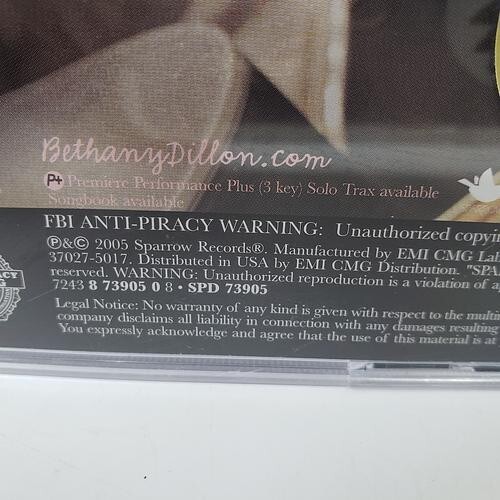 Bethany Dillon Imagination Audio CD (2005) Music CD | eBay