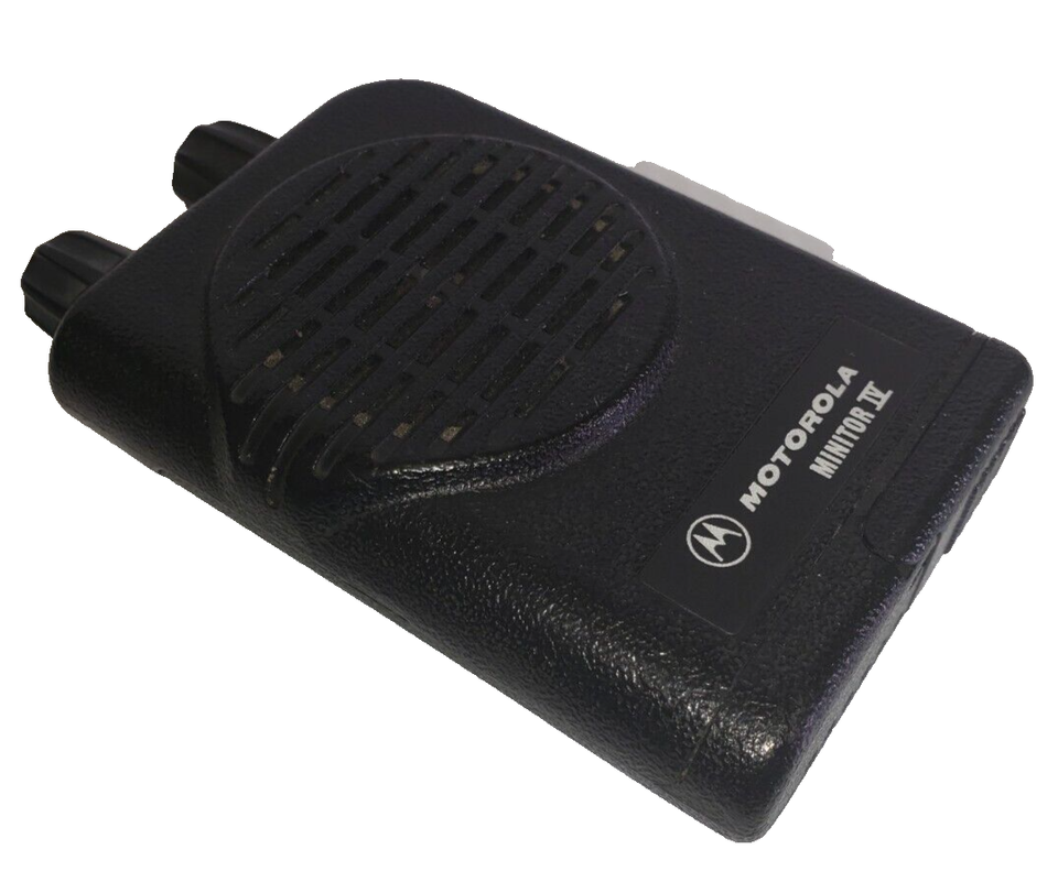 Motorola Minitor IV VHF Stored Voice Fire Pager A03KUS9238AC - FREE ...
