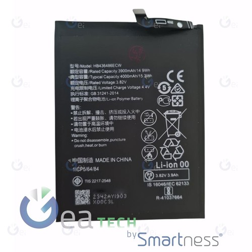 Batterie Huawei Mate 10 BLA-L09 P20 Pro CLT-L09 Honor 20 V20 HB436486EC Rechange | eBay