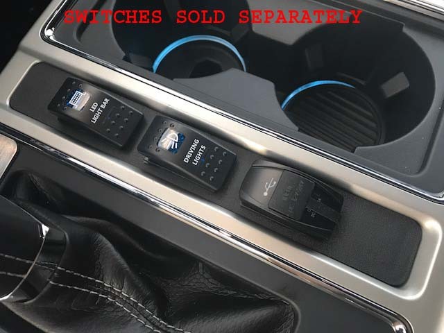 2015-2020 Ford F-150 Center Console Switch Panel 3 HOLE ver 2019 15 16 ...