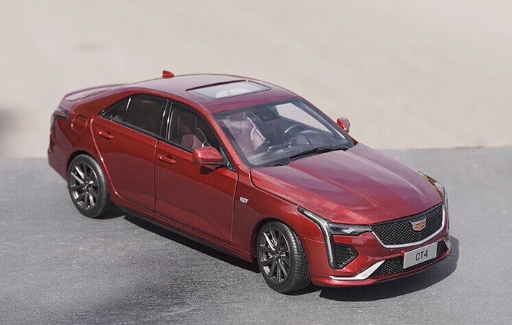 1/18 Dealer Edition alloy diecast car model Cadillac CT4 red | eBay
