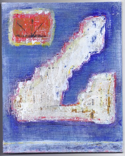 FUBAR Painting 8X10 Deep Fried Distressed Art Dada Surrealism Acrylic ...
