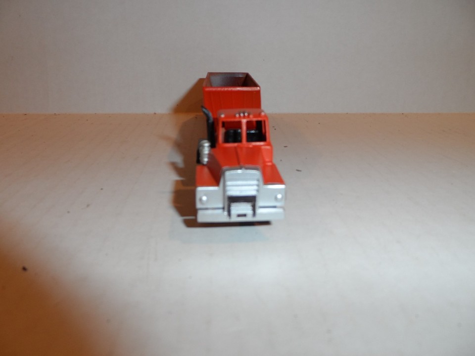 HO SCALE CUSTOM MACK DM TRUCK WITH BELLY DUMP TRAILER ORANGE/BLACK | eBay