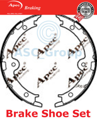 Apec Braking Replacement 190mm x 26mm Drum Brake Shoes Set SHU755 | eBay UK