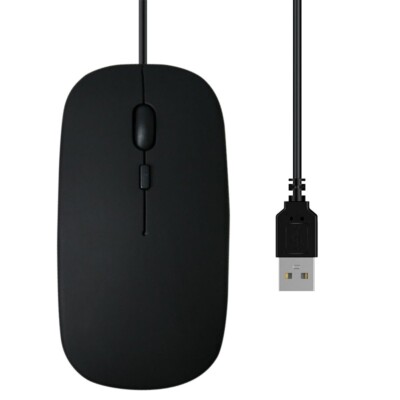 Wired Cable USB Scroll Wheel 4 Button Mouse For Laptop PC Notebook ...