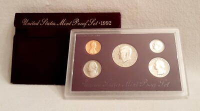 1992 U.S. Mint Proof Coin Set - The San Francisco Mint - 5 Coin Set | eBay