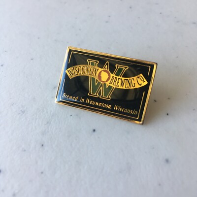 VTG Wisconsin Brewing Company Enamel Hat Lapel Backpack Pin Pinback | eBay