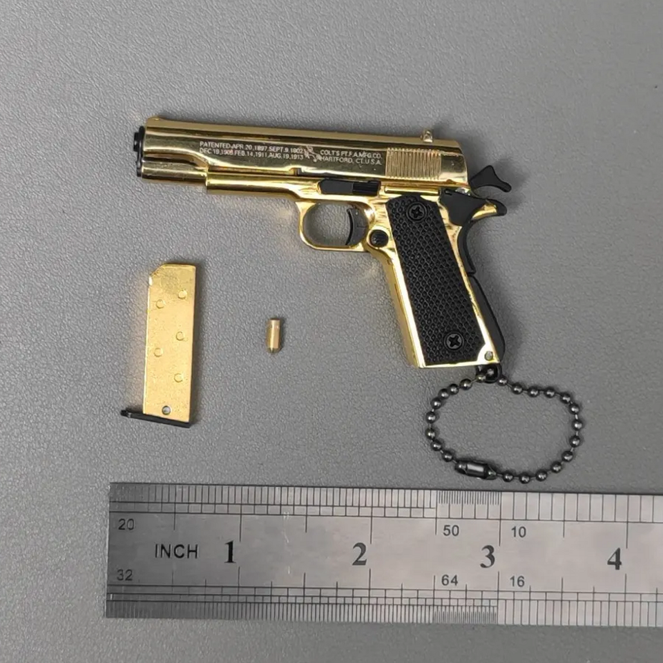 1911 Keychain,Metal Gun Keychain Mini Pistol Keychain for Man,Son ...