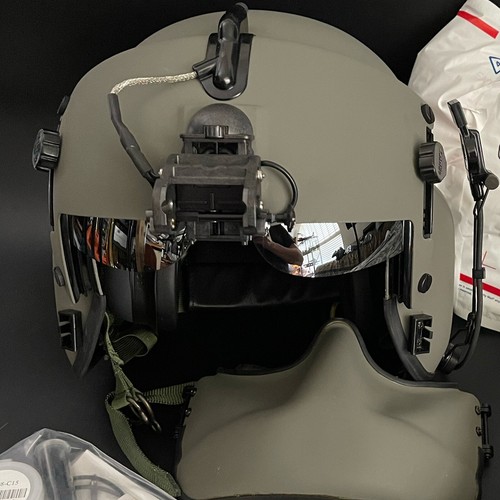 NEW GENTEX HGU-56/P USA Large Helicopter Flight Helmet, MSF-ANVIS NVG ...