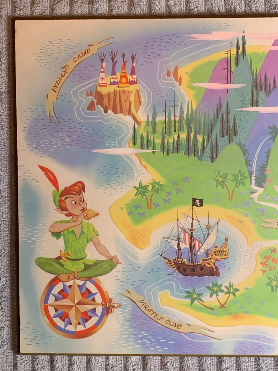 Peter Pan Neverland Map