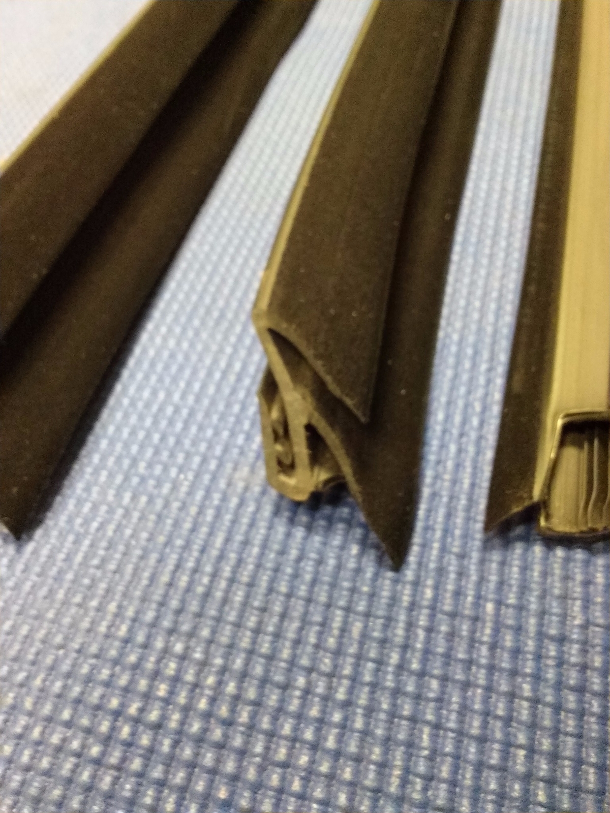 1994-2002 DODGE RAM PICKUP TRUCK FRONT DOOR WINDOW FELT RUBBER SEAL 4PC ...