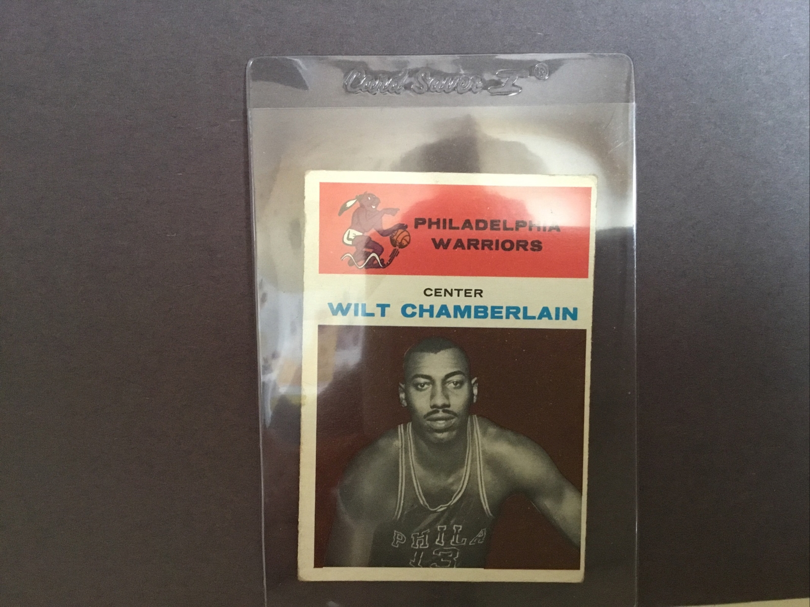 WILT CHAMBERLAIN ROOKIE 1961 FLEER BASKETBALL #8 HOF ICONIC CARD ...