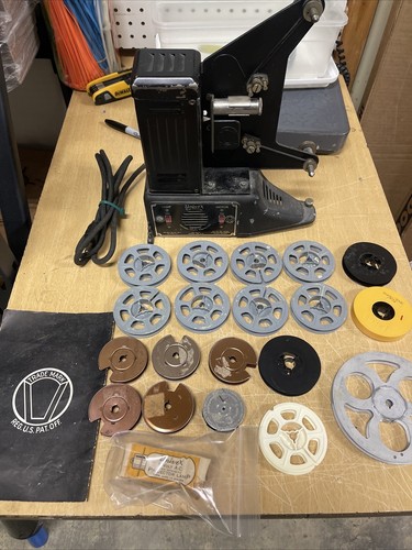Vintage Univex 8mm Model P-8 Movie Projector W/ Accessories (see Photos ...