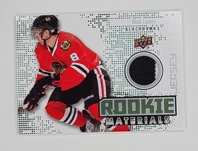 2010-11 UPPER DECK #RM-NL NICK LEDDY ROOKIE MATERIALS 2-COLOR JERSEY ...