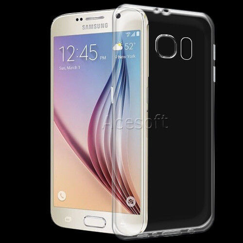 NEW Transparent Slim Soft TPU Case for AT&T/Cricket Samsung Galaxy S6 ...
