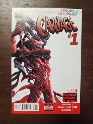 AXIS: CARNAGE #1, Dec 2014, X-Men Spider-Man, Marvel Comics Peralta NM ...
