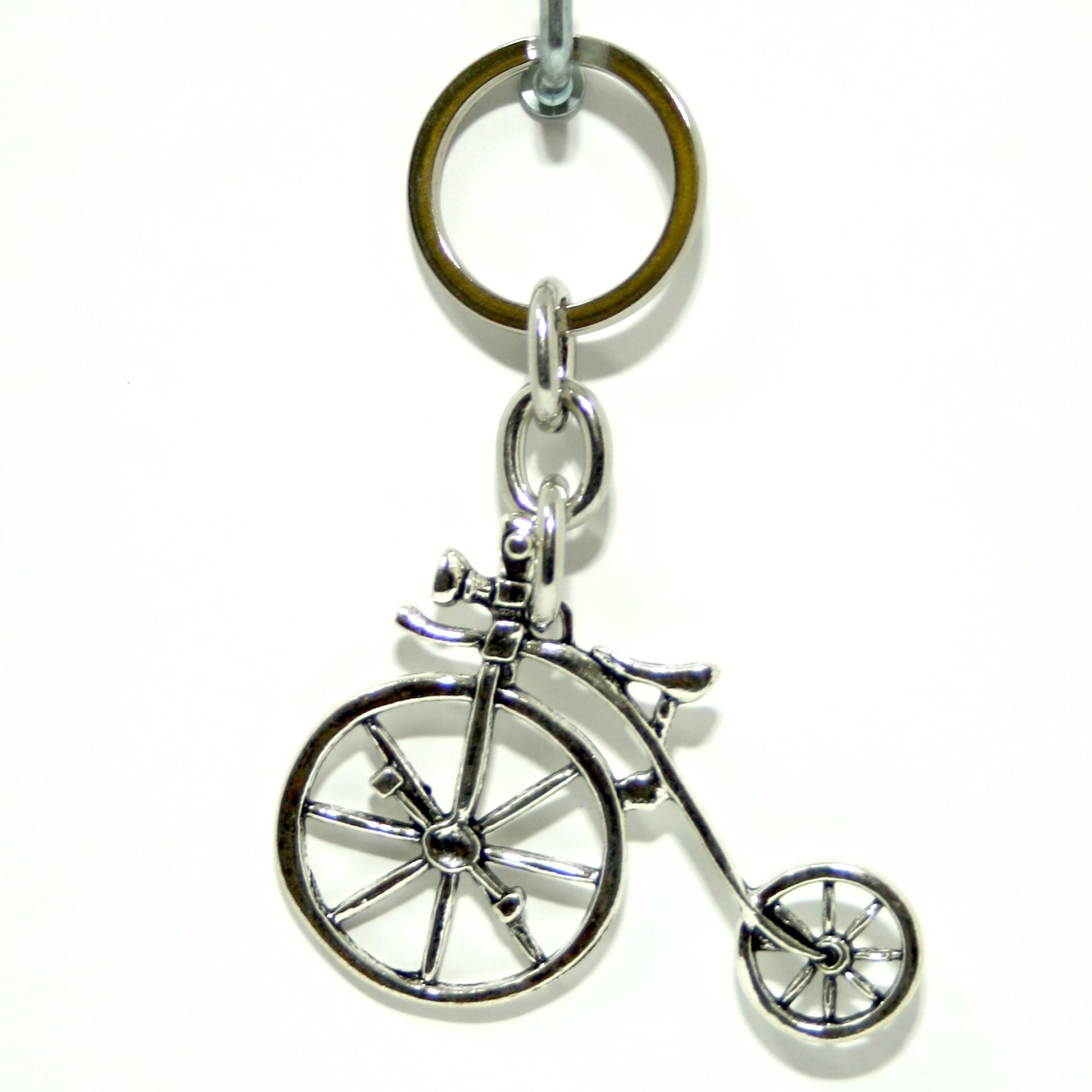 Bicycle Bike Keychain Keyring Silver Jewelry Pendant Charm Woman Man ...