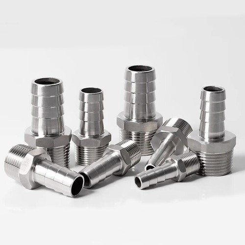 1/8"- 2" 304 Stainless Steel Hose Spout Outer Thread Fitting -Water ...