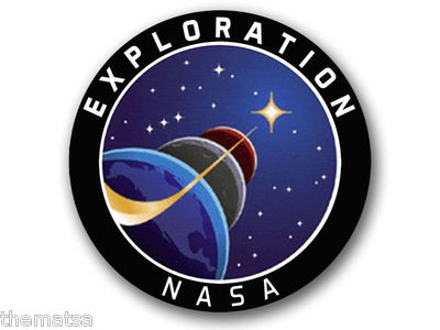 4" NASA EXPLORATION SPACE HELMET BUMPER EMBLEM DECAL STICKER MADE IN ...