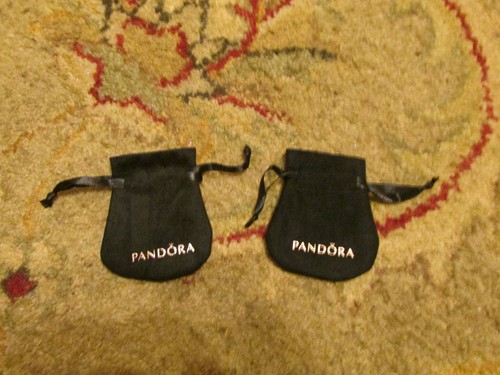 Lot of 3 Authentic Pandora Black Travel Pouch's | eBay